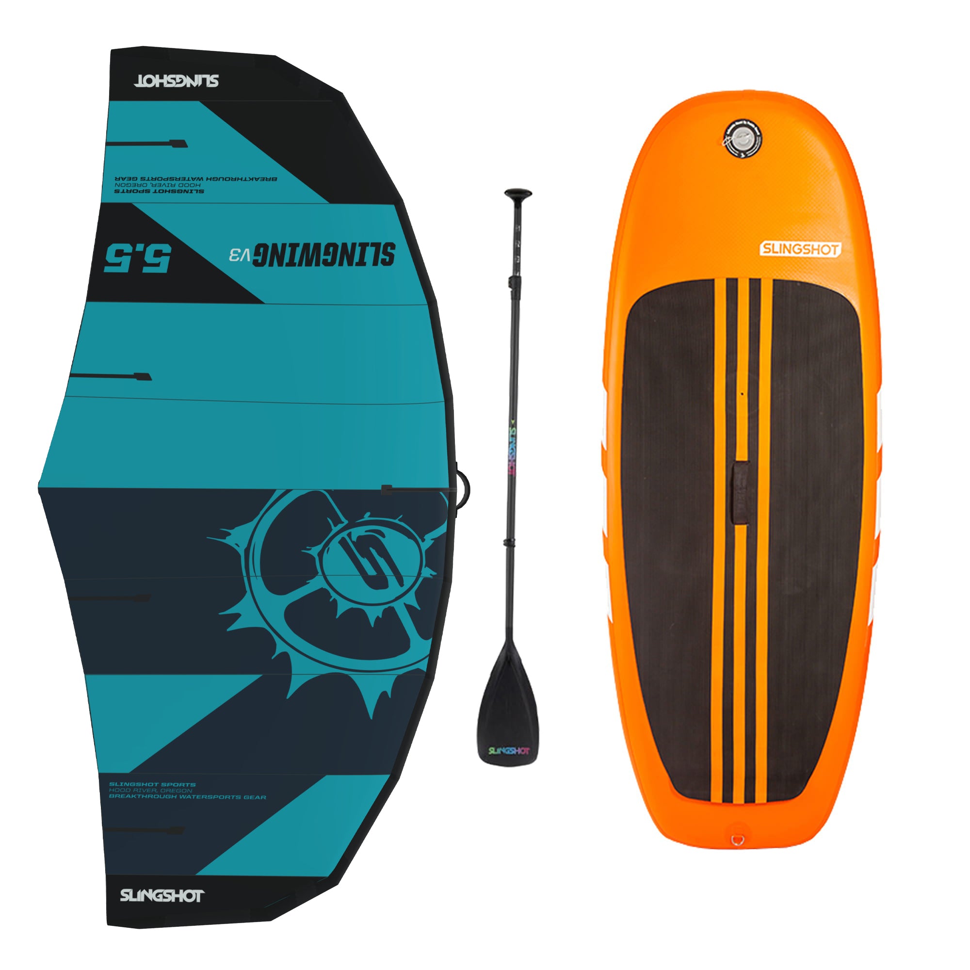 Slingshot Tracker Board & SlingWing V3 Package | Stand Up Paddleboard