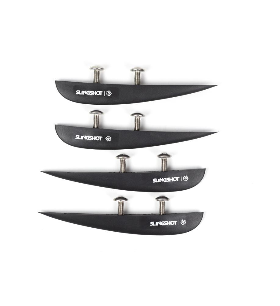 Slingshot 6" Wake Fin- pack of 4, black